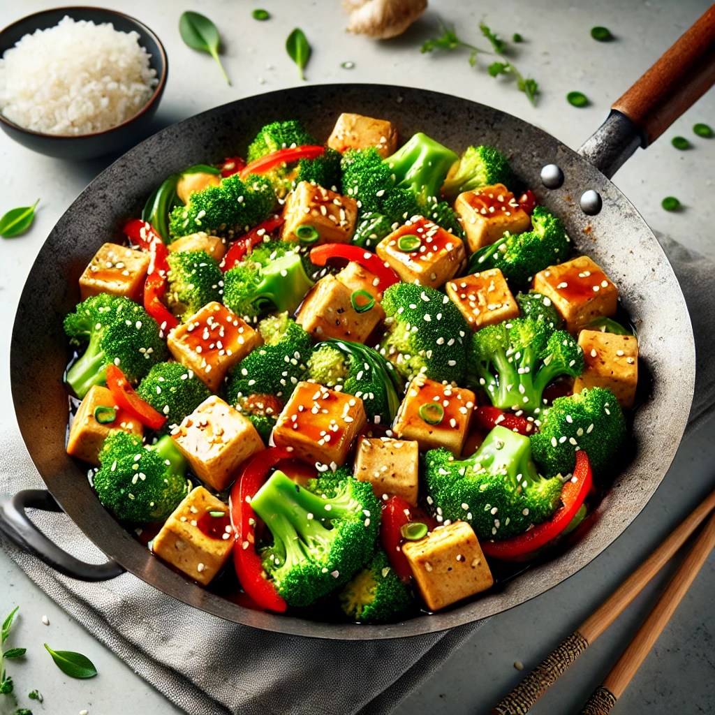 Meatless Monday Asian Fusion: Tofu Stir Fry with Ginger Soy Sauce – The ...